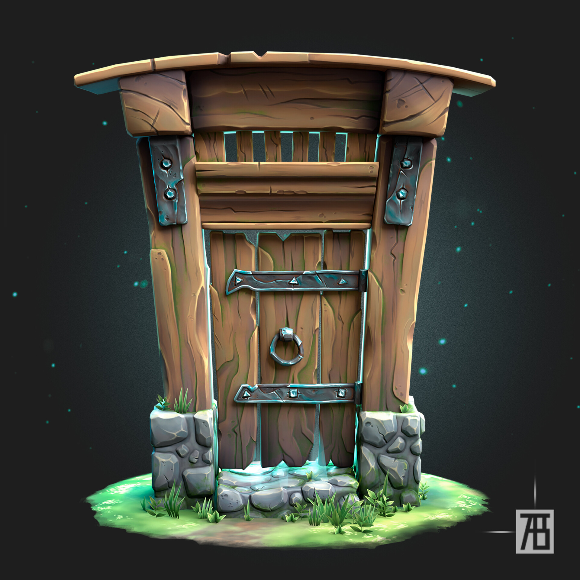 ArtStation - Stylized door.