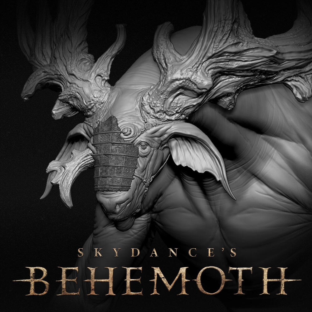 Sandifer Art - Skydance Interactive : Behemoth - Dreddstag sculpt