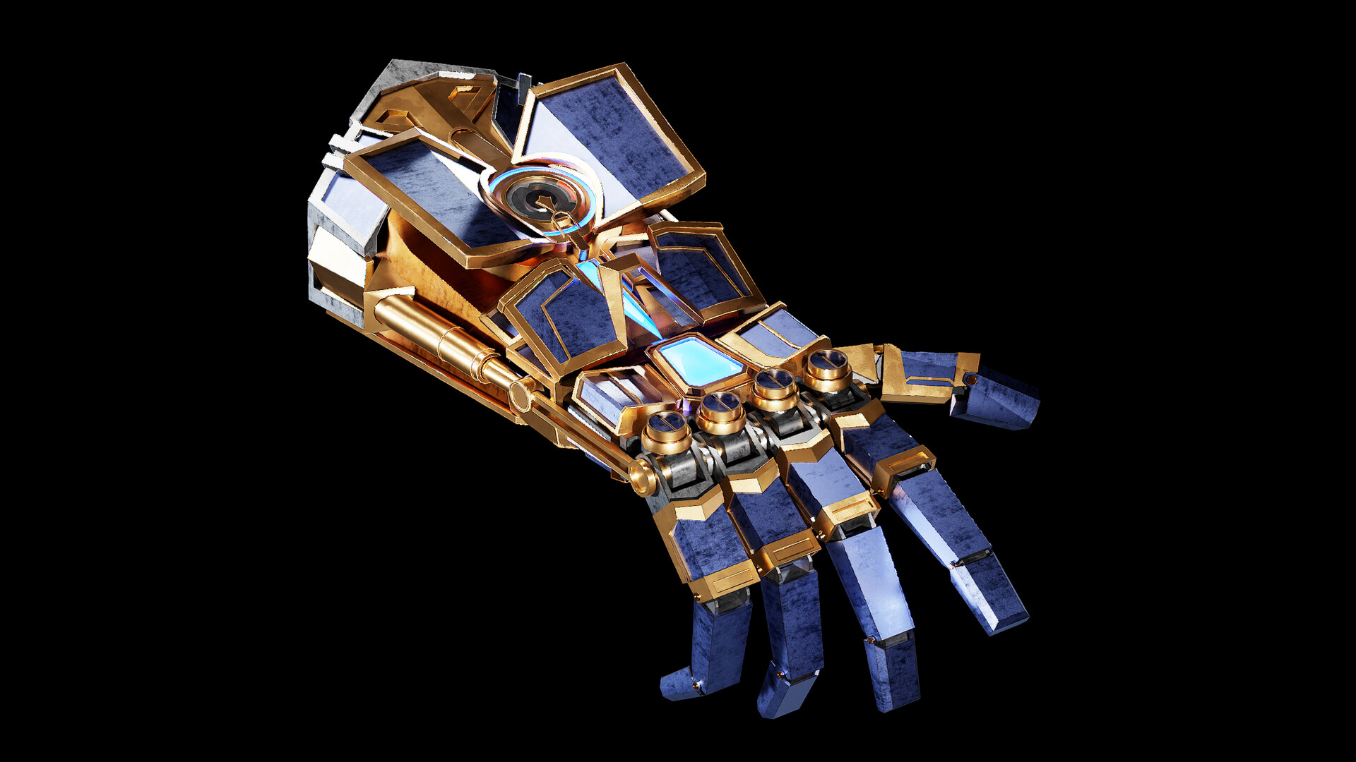 ArtStation - Arcane Vi's Gauntlet model / rig / animation