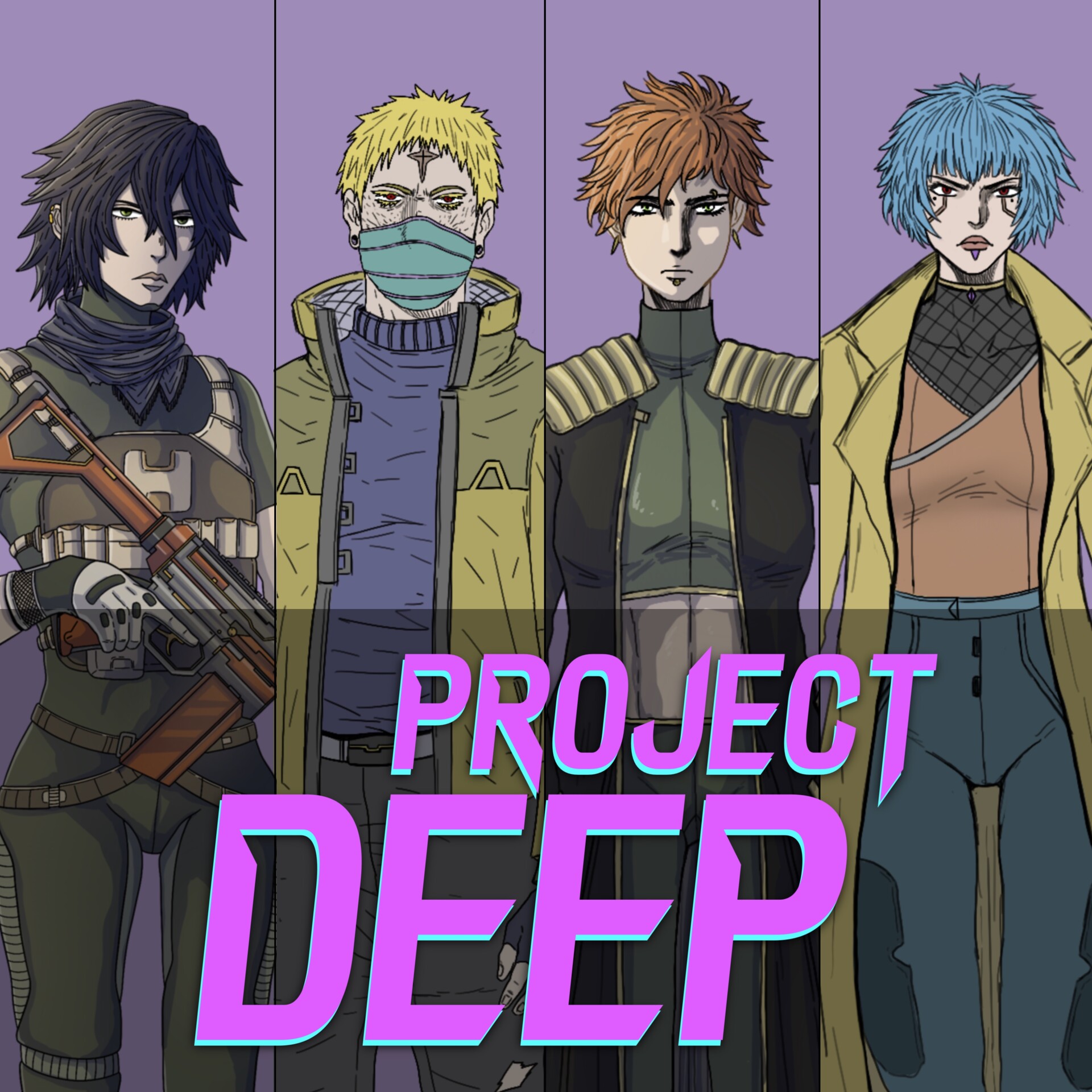 ArtStation - Project deep - character design (personal project)