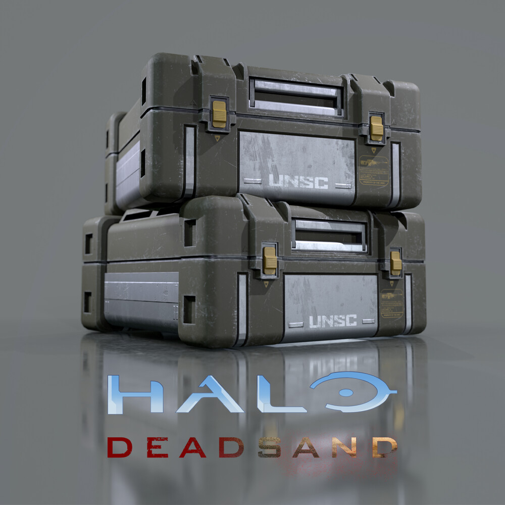 ArtStation - Halo : Deadsand - Ammo Crate