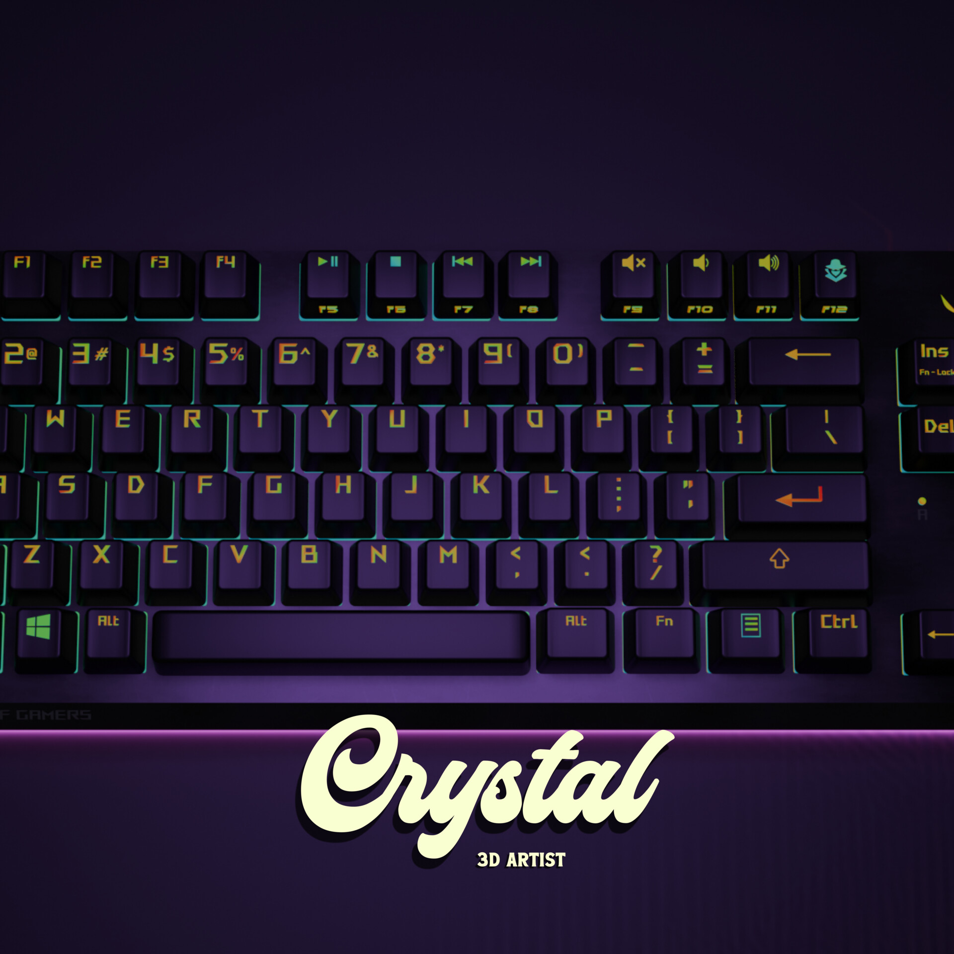 ArtStation - ROG Keyboard