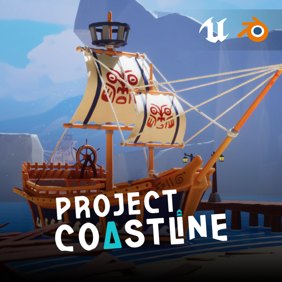 ArtStation - Stylized Ship | Project Coastline