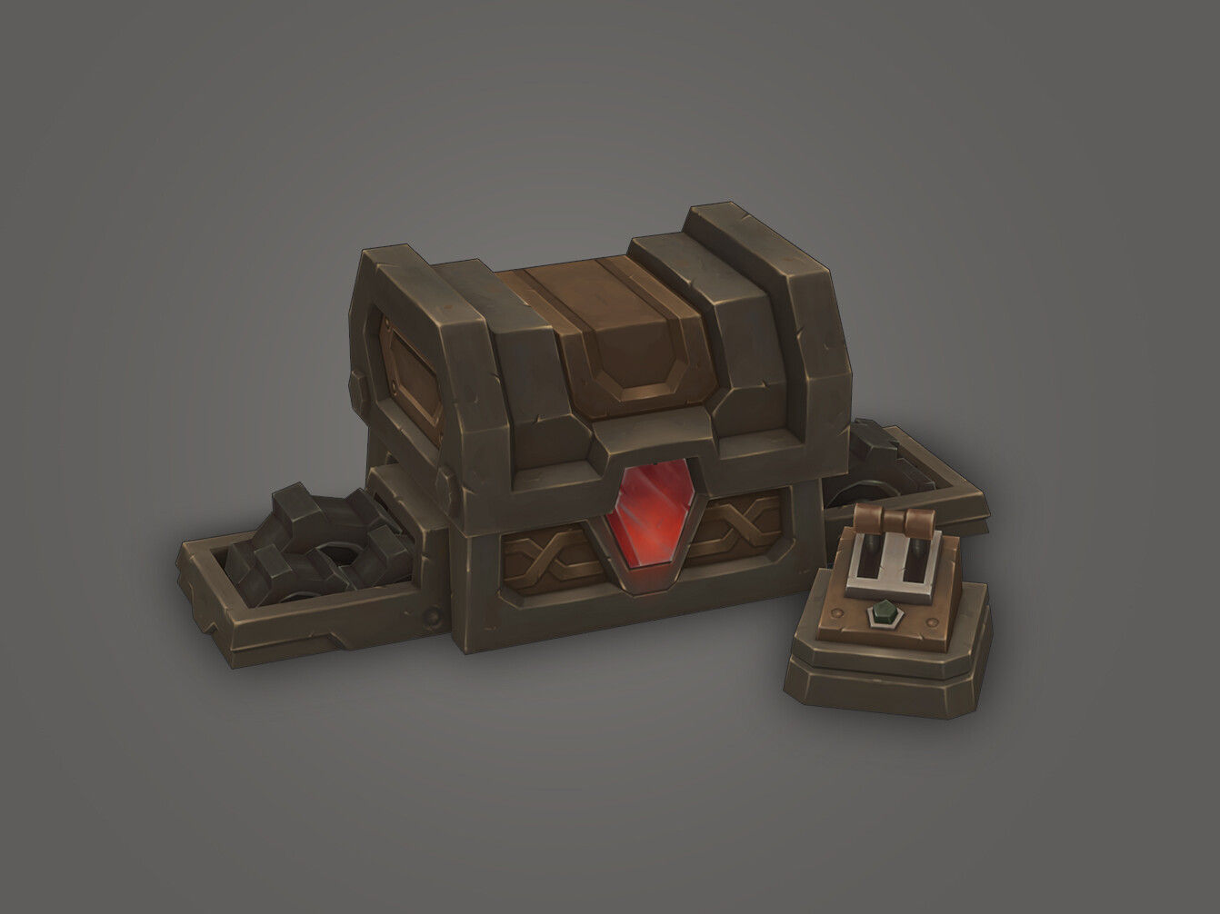 ArtStation - Hand Painted Treasure Chest - WoW Fan Art