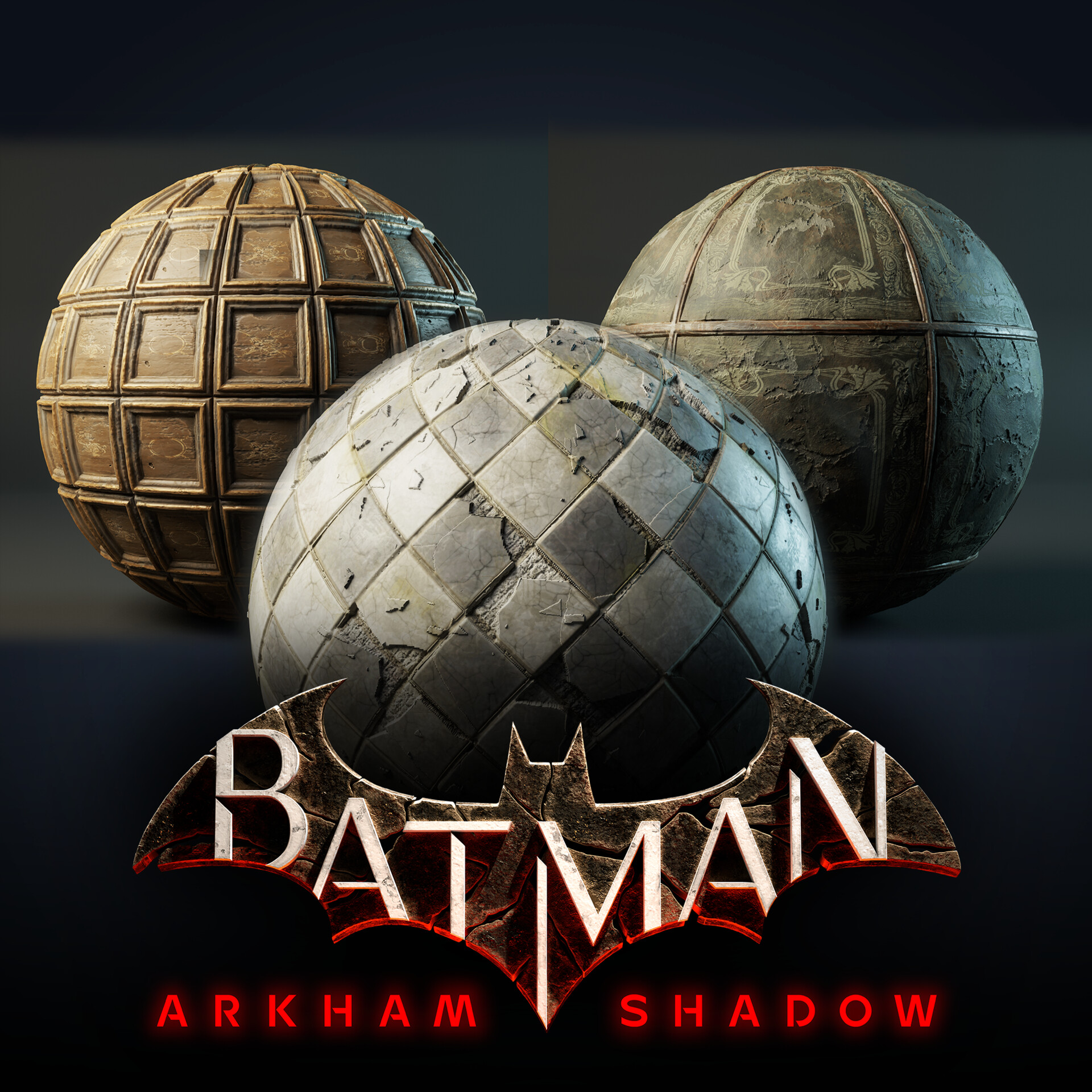 ArtStation - Batman: Arkham Shadow - Courtroom Material Kit
