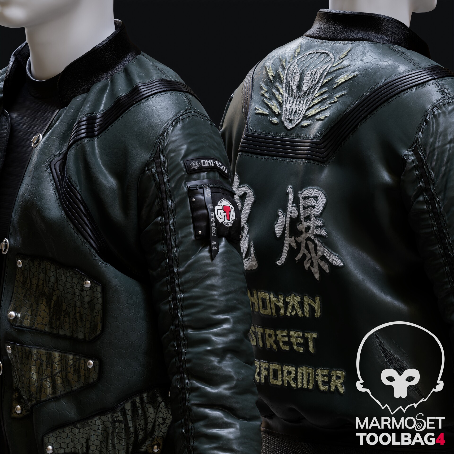 ArtStation - Cyberpunk Jacket - 3D Model