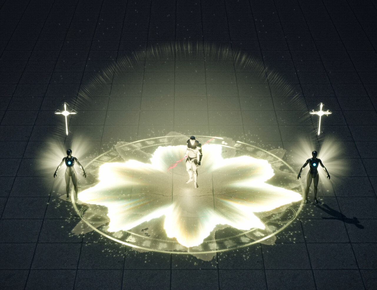 ArtStation - Holy Buff/Heal FX