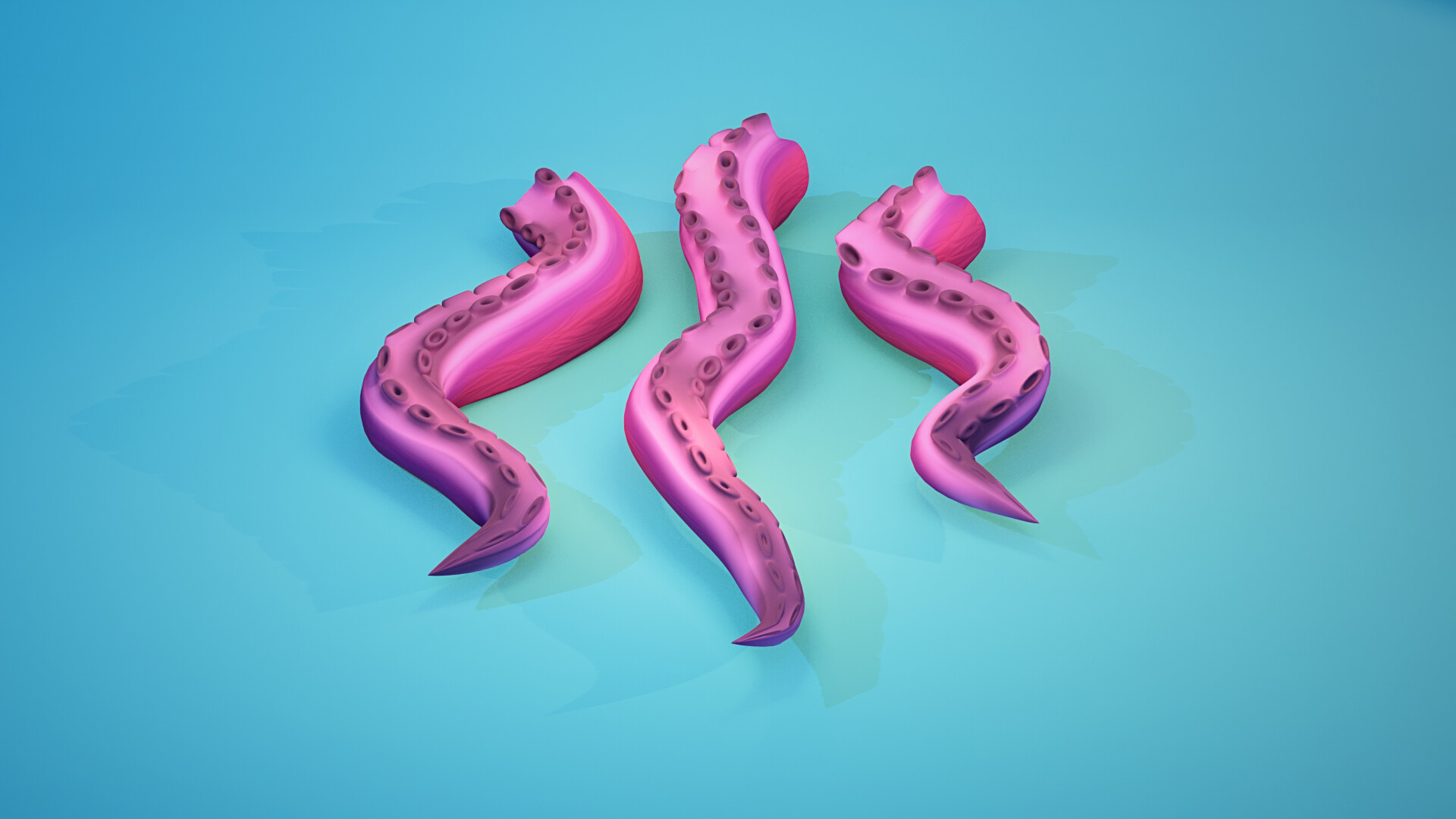 ArtStation - Procedural Tentacles (Geometry Nodes)