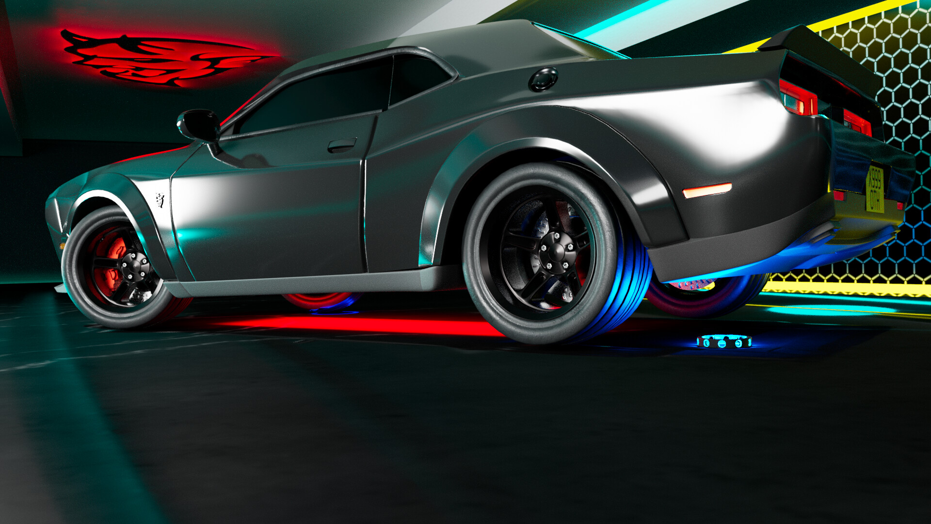 ArtStation - Dodge Challenger SRT Demon [2018]