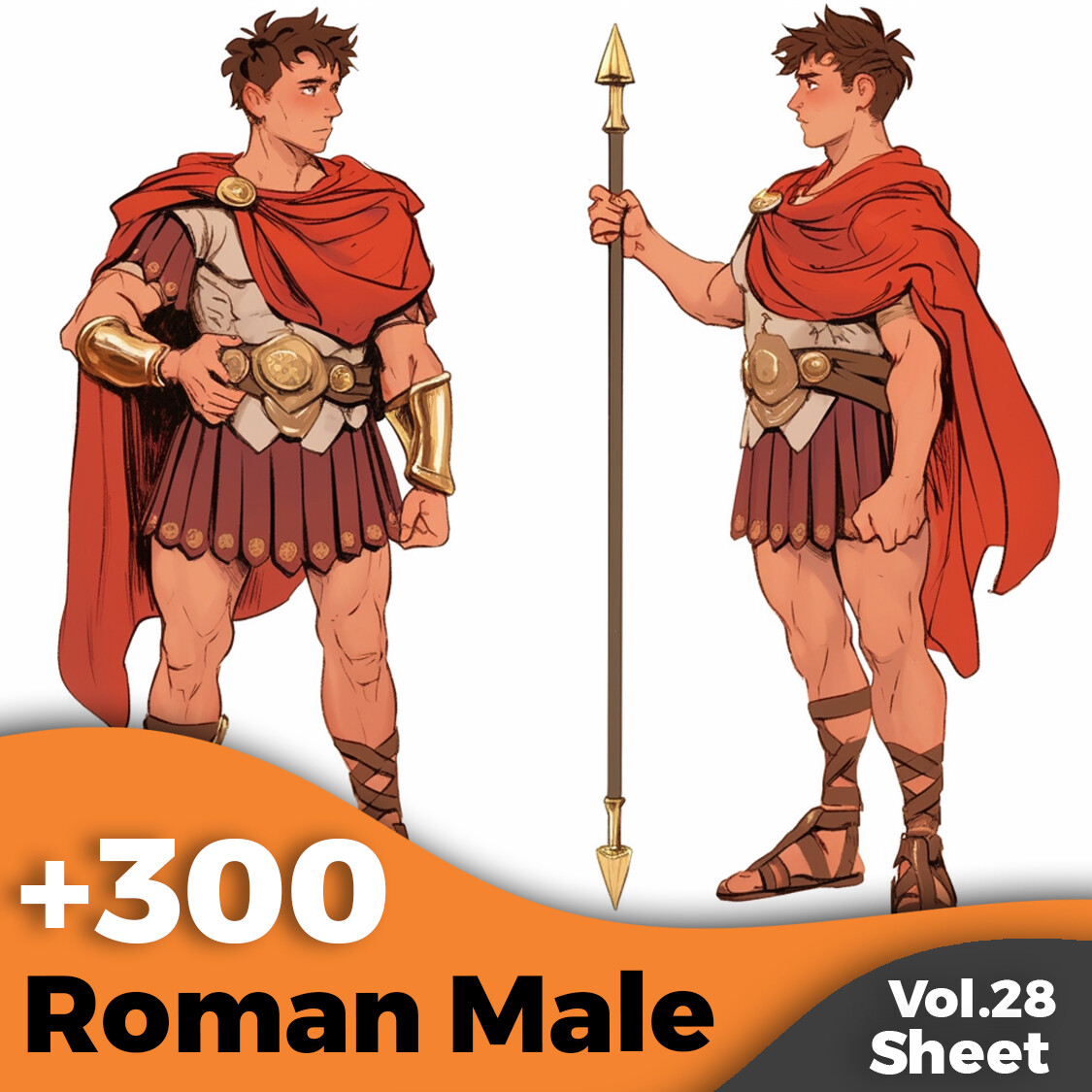 ArtStation - +300 Roman Male Sheet Reference Images(4k)