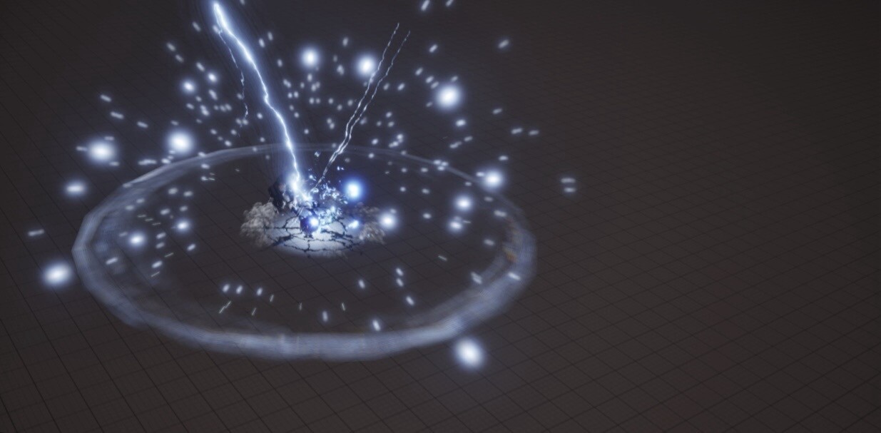 ArtStation - Unreal Niagara Lightning Attack Effect