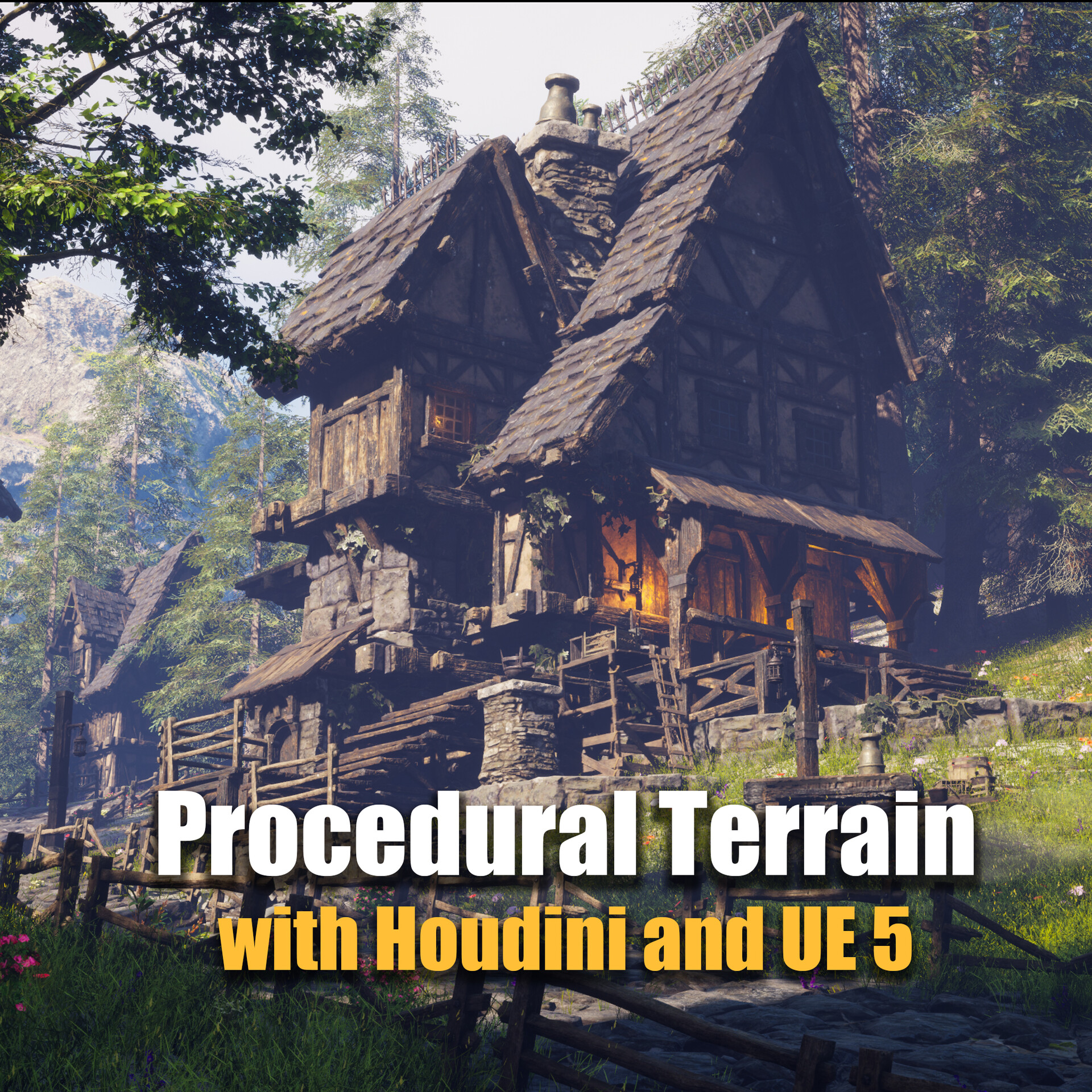 ArtStation - Procedural Terrain with Houdini and UE5