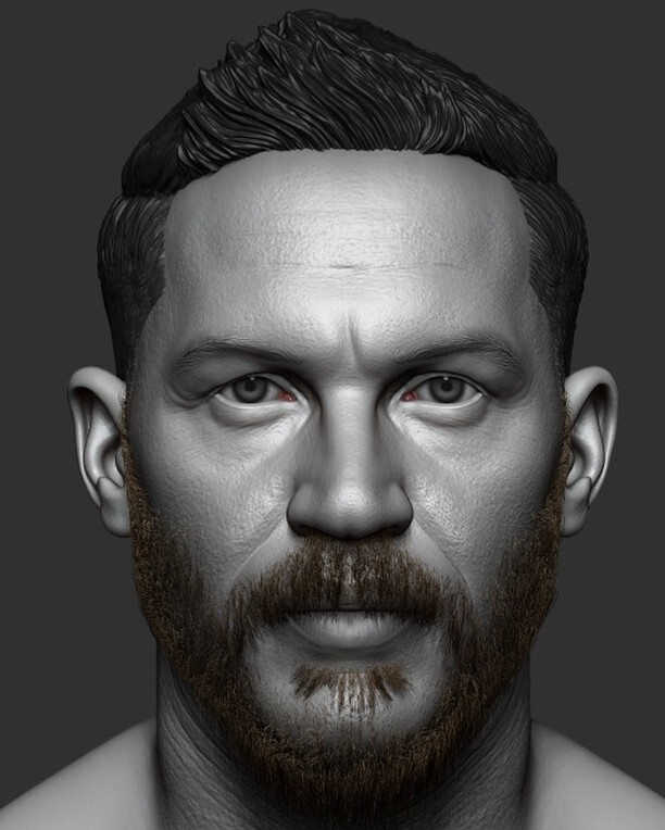 ArtStation - Tom Hardy as the Spitfire pilot Farrier from Dunkirk