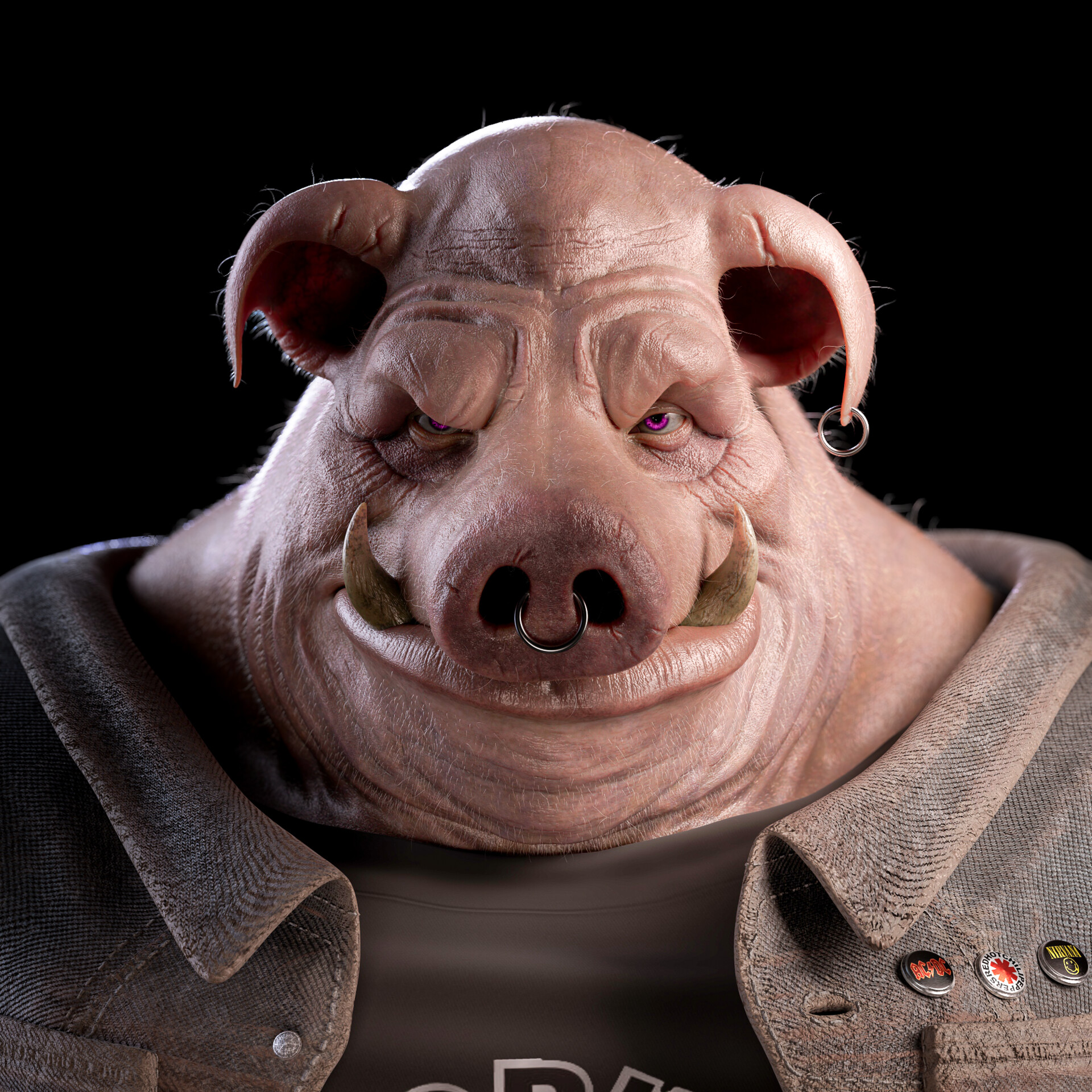 ArtStation - Porks - The Pigman - Cinematic Character