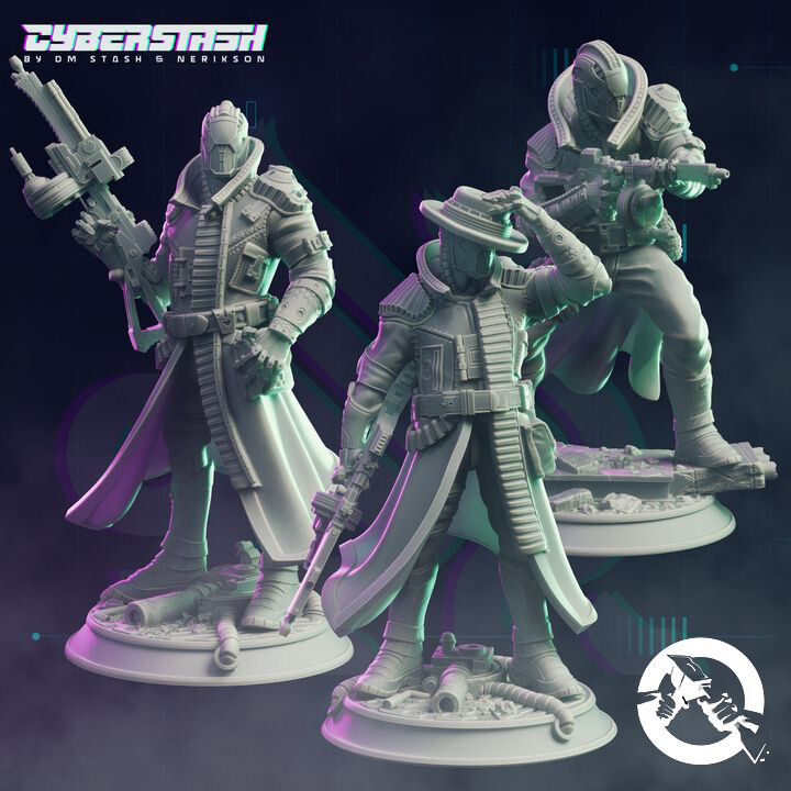 ArtStation - Sci-fi Mafia - Miniatures