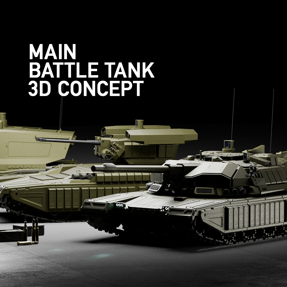 ArtStation - Main Battle Tank concept exploration