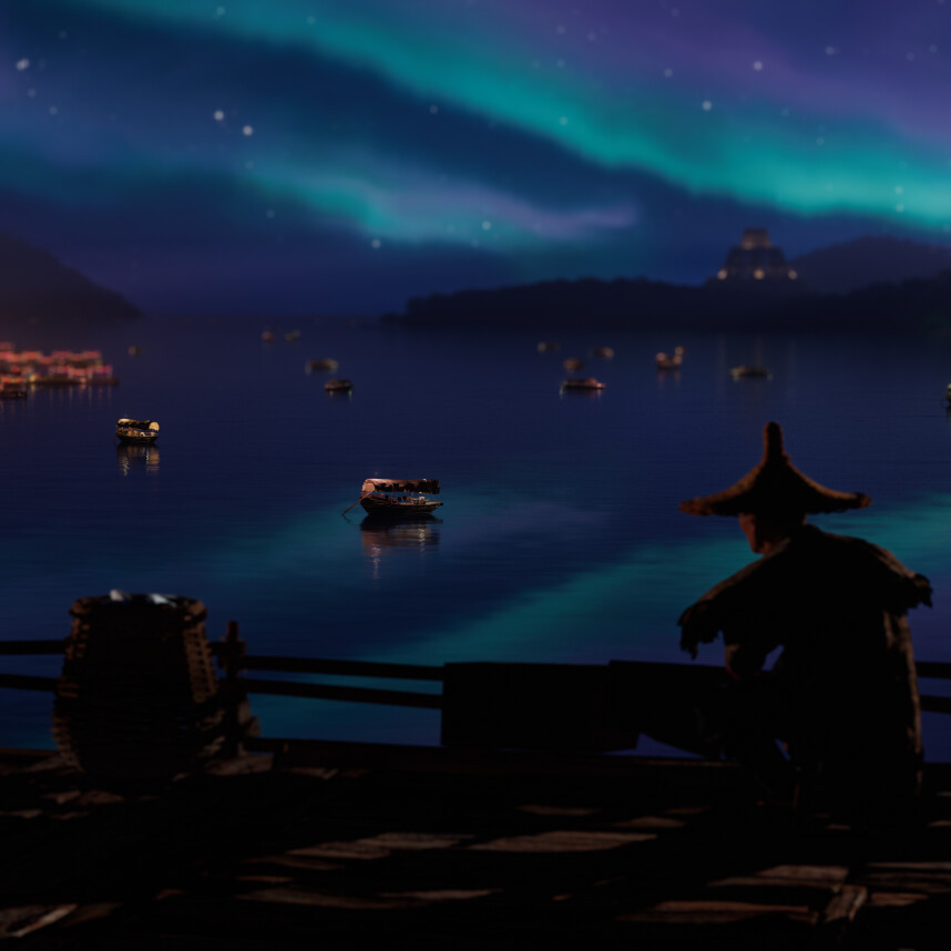 ArtStation - Firefly ~ A Lively Night of Past Memories