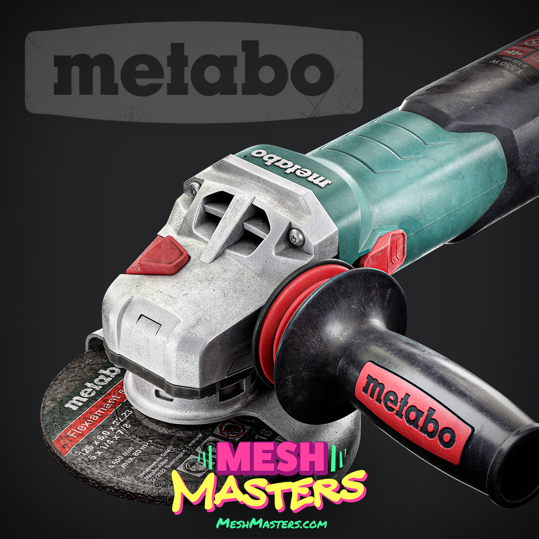 ArtStation - Metabo Angle Grinder