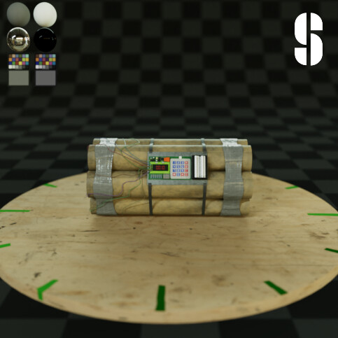 ArtStation - TNT time bomb