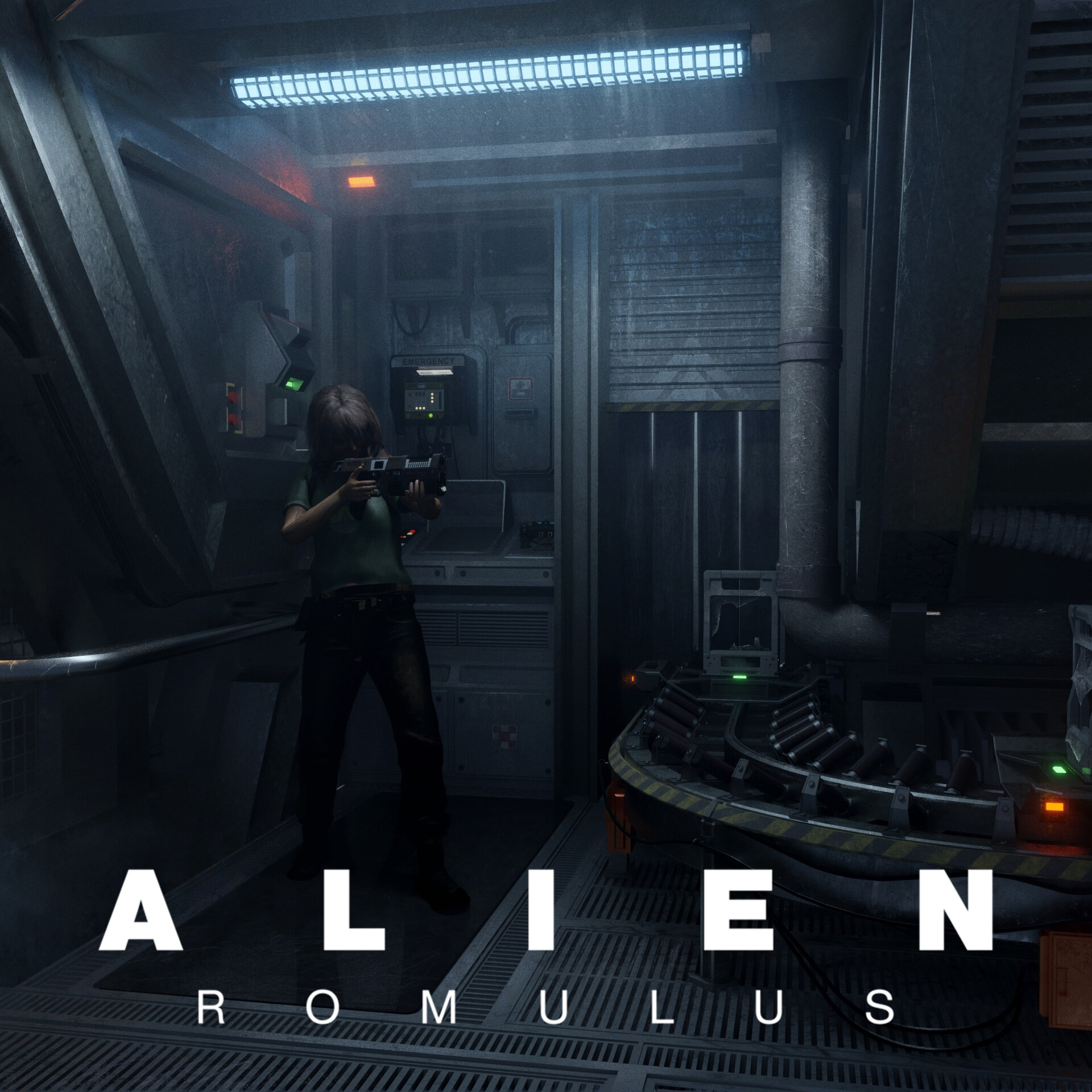 ArtStation - Alien Romulus: Conveyor Hall & Hive 4