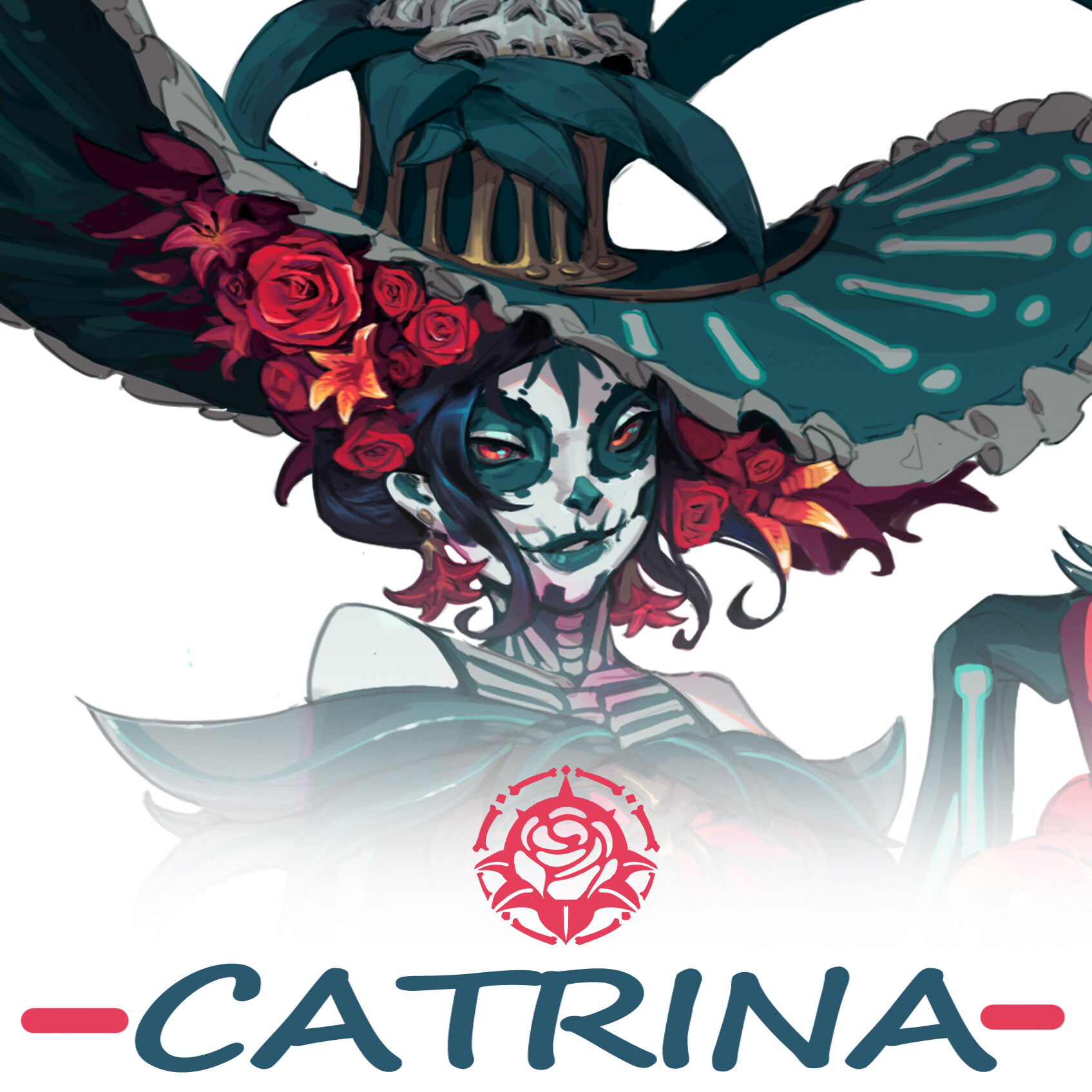 ArtStation - The ghost bride-Catrina