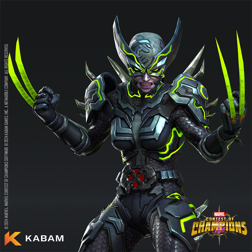 ArtStation - Marvel Contest of Champions - Wolverine X23 (Orochi)