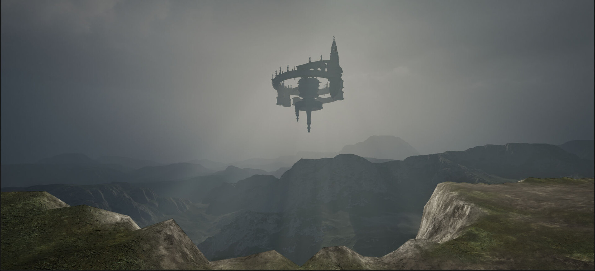 ArtStation - sky castle object