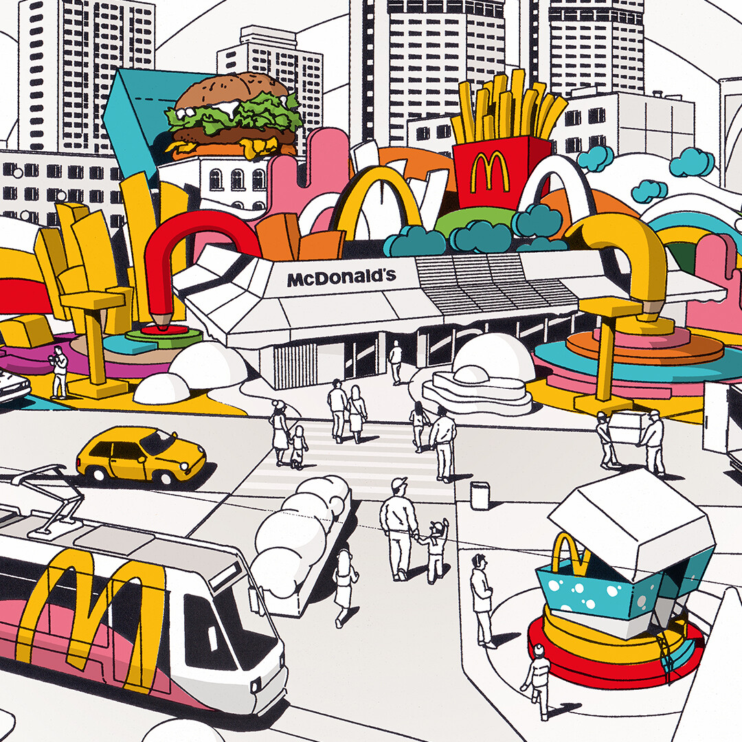ArtStation - McDonald's Illustration