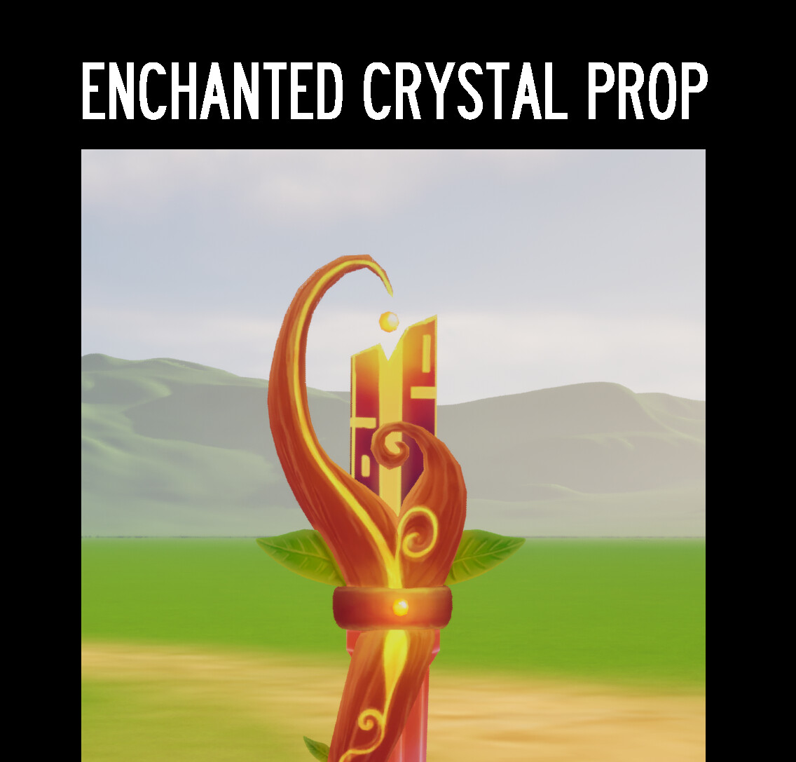 ArtStation - Enchanted Crystal Prop