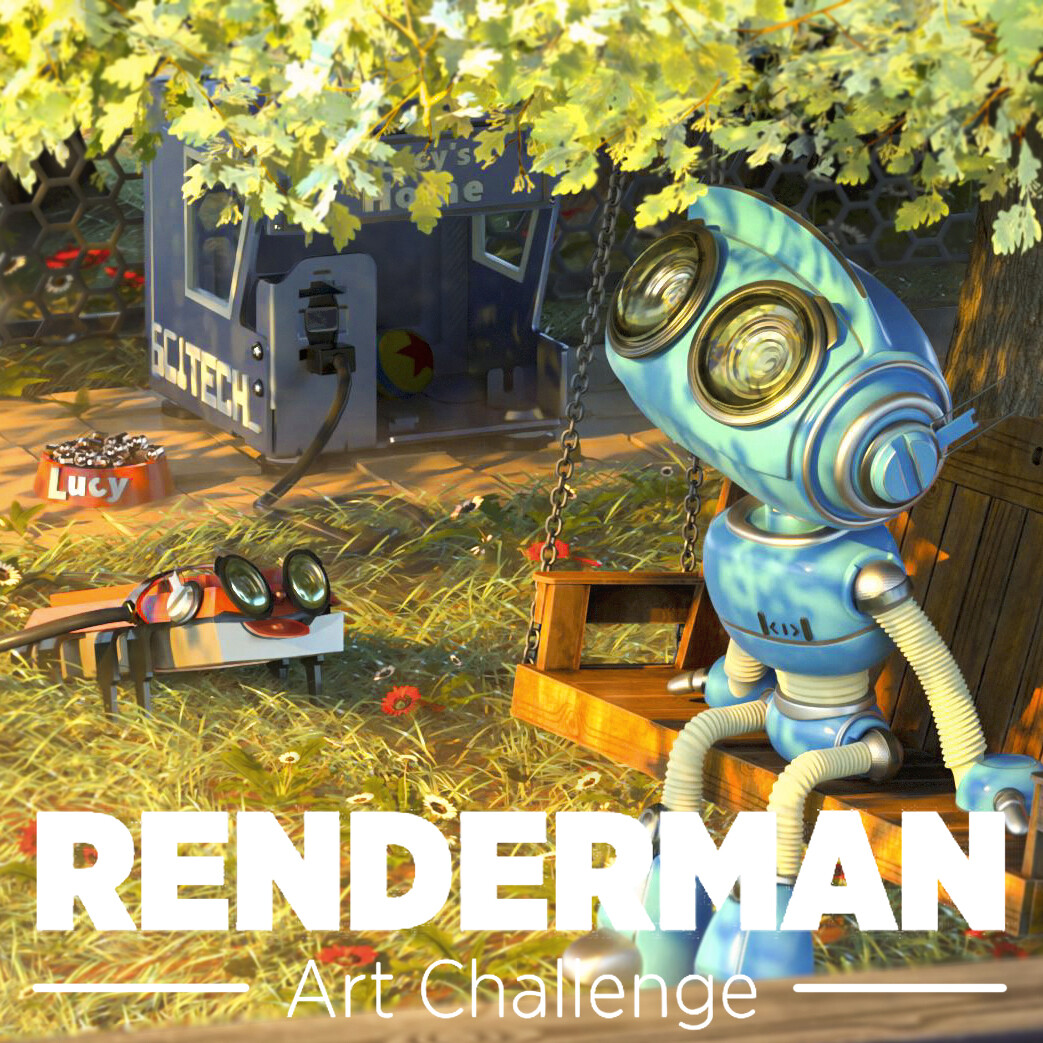 ArtStation - Make Happy - RENDERMAN SciTech Art Challenge 2024