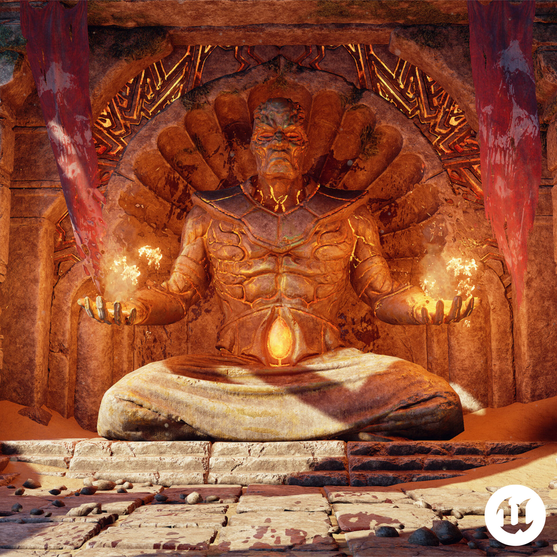 ArtStation - Demon Shrine