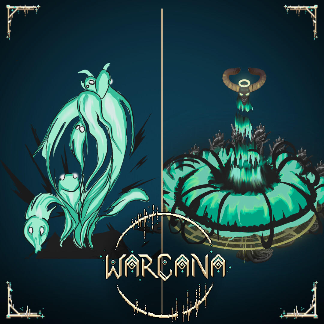 ArtStation - WARCANA Attack Spell Concept Art - Occultism