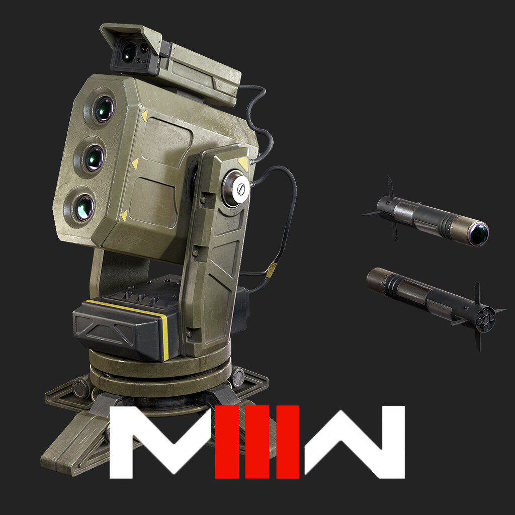 ArtStation - Call of Duty: Modern Warfare III | Missile Turret