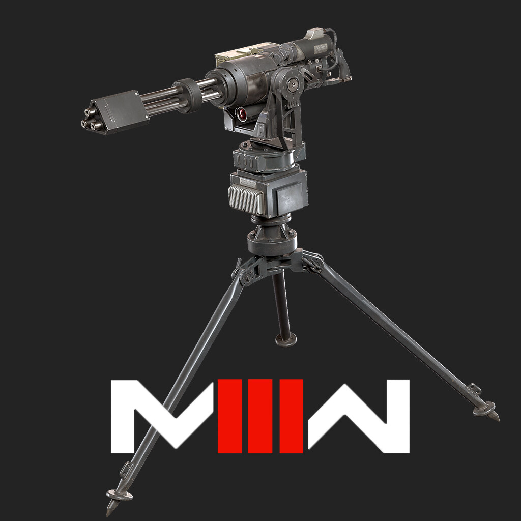 ArtStation - Call of Duty: Modern Warfare III | Machine Gun Turret