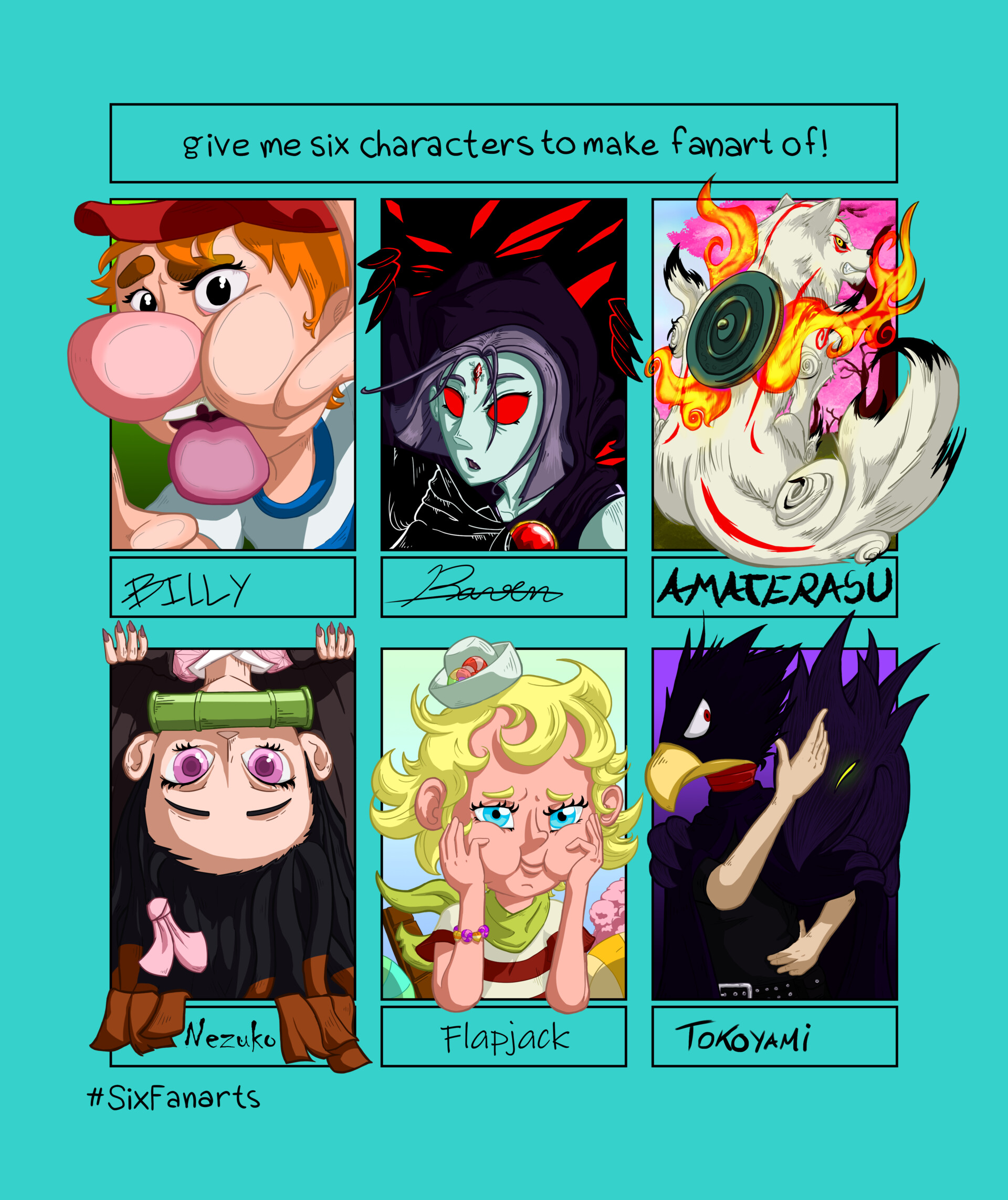 ArtStation - Six Fanarts Challenge 2020