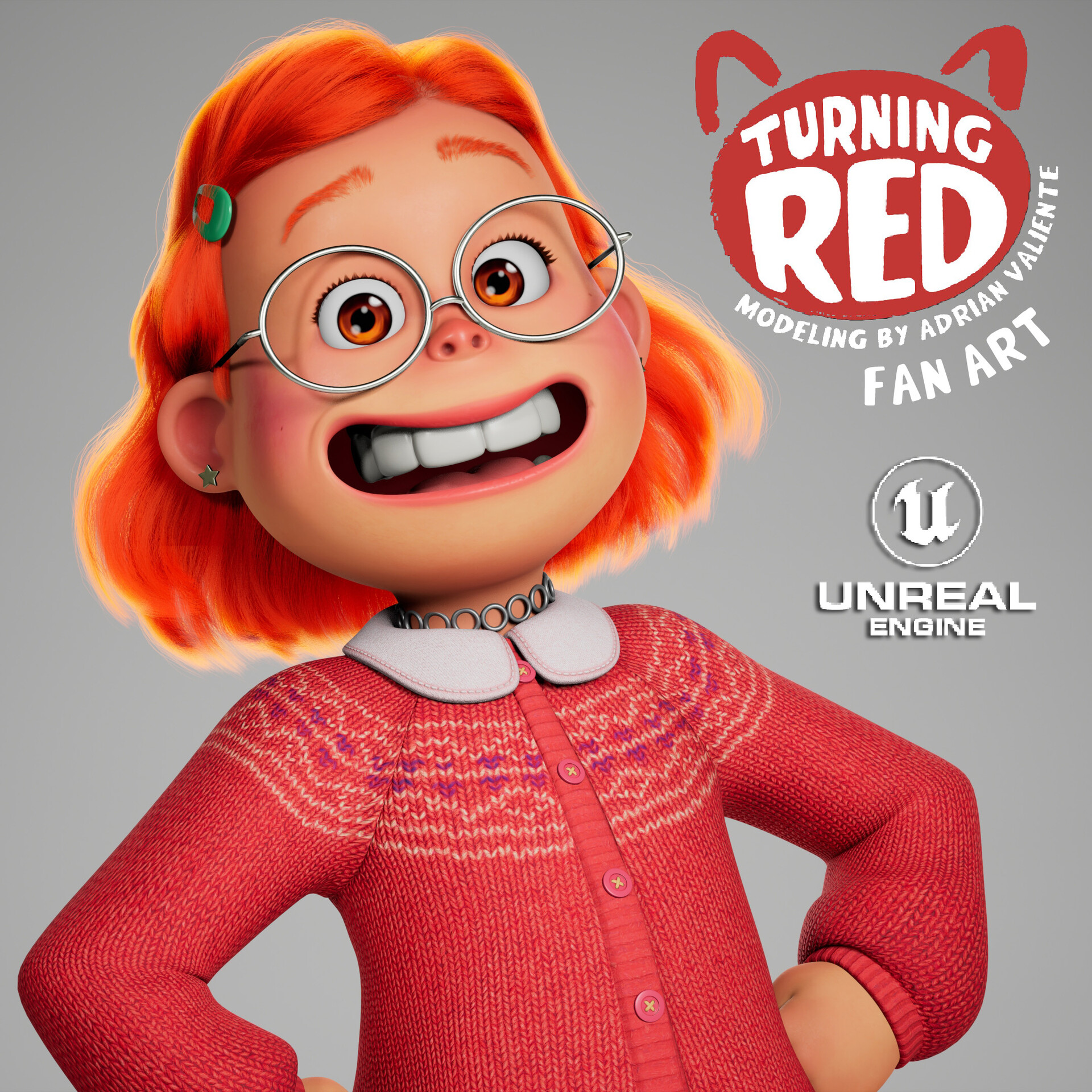 ArtStation - Turning Red Mei - Fanart 3D Model