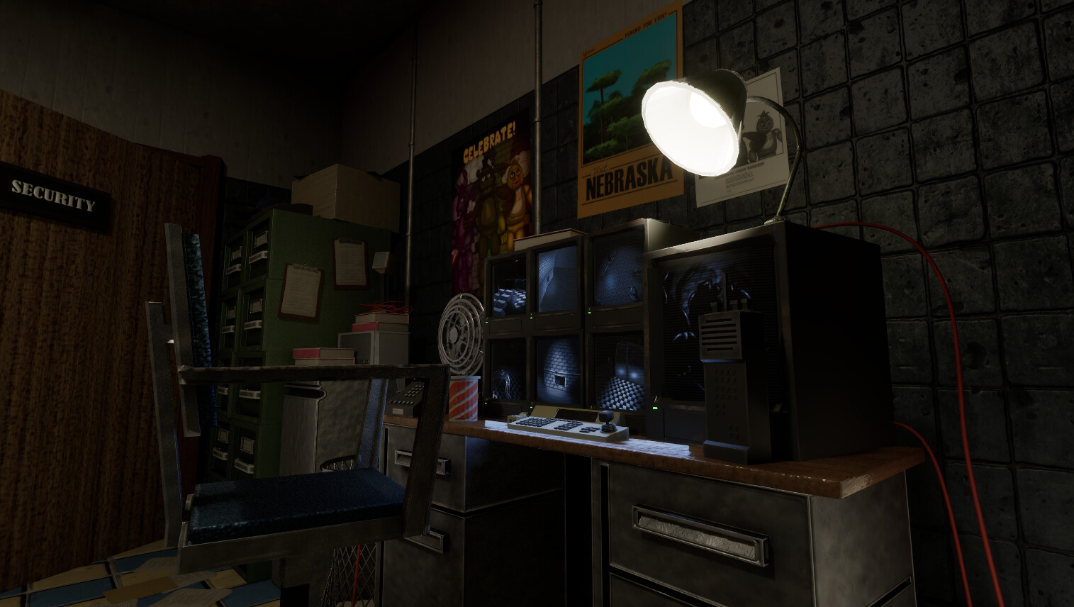 ArtStation - Security Office from Five Nights at Freddy's (2023)