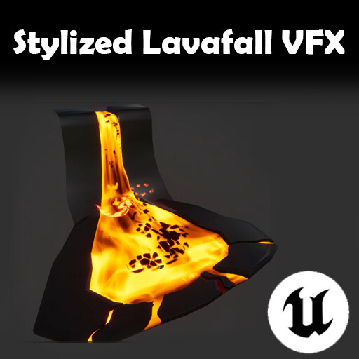ArtStation - Stylized Lavafall VFX