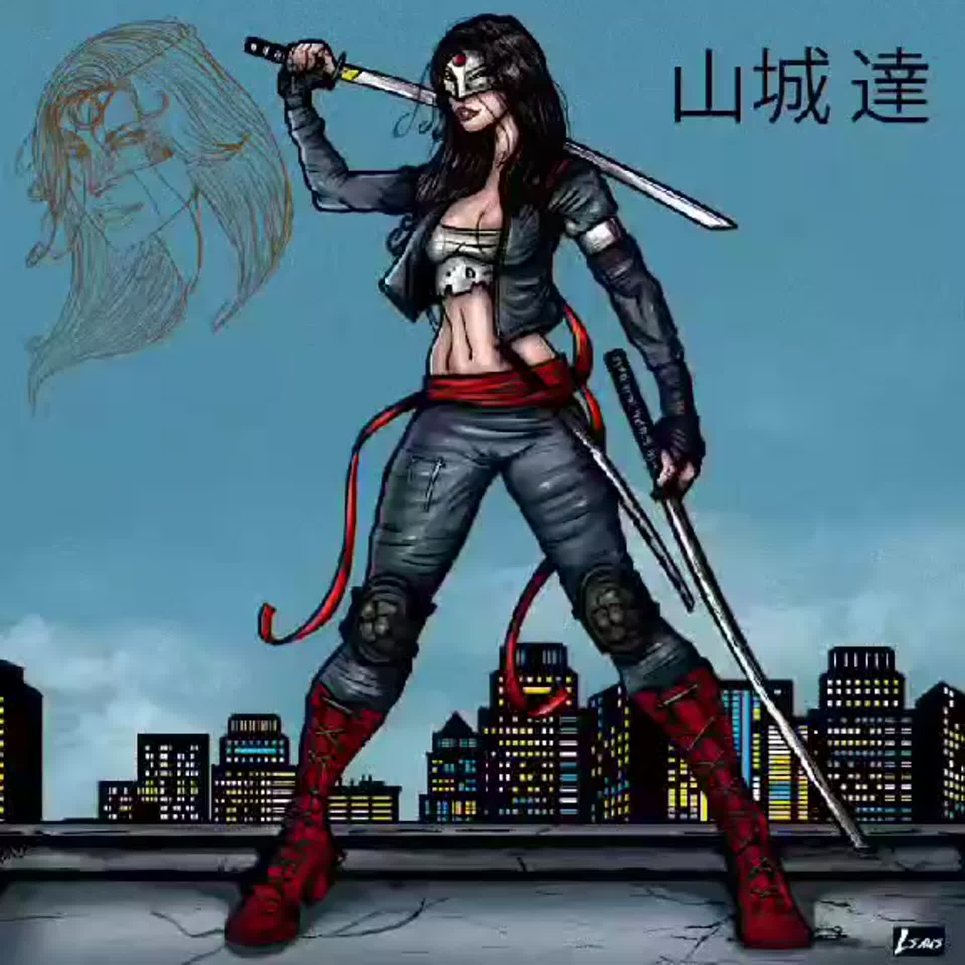 ArtStation - KATANA Tatsu Hikari (ひかり 達 Hikari Tatsu) Suicide Squad