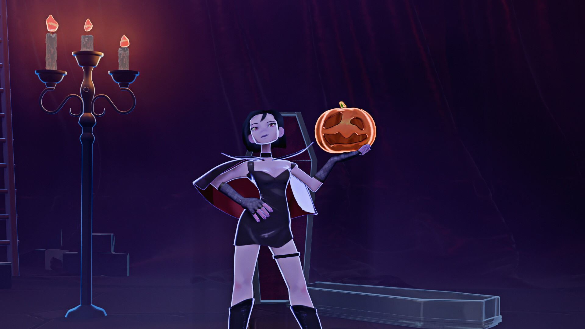 ArtStation - 3D Modeling/Animation of a Vampire Character