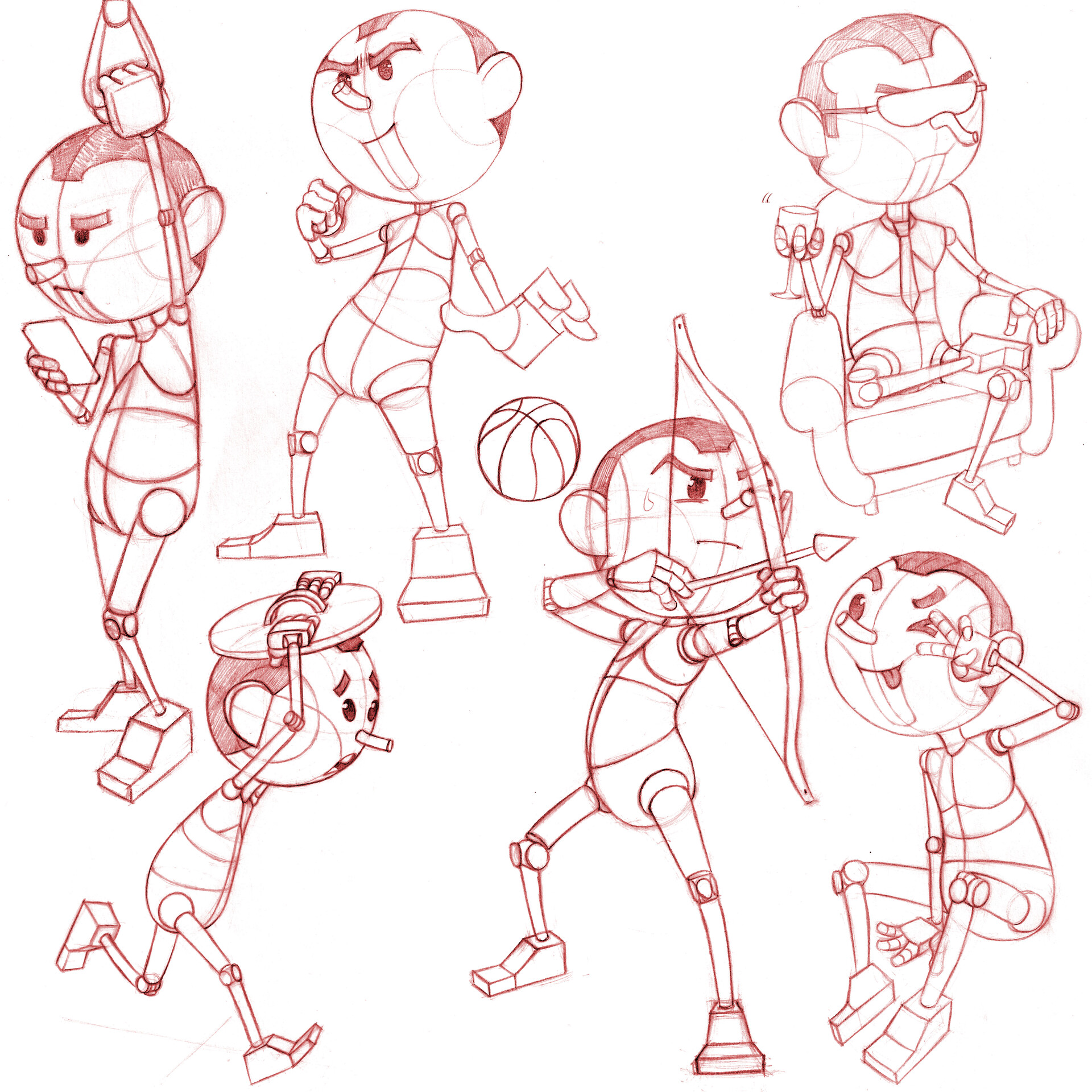 ArtStation - Figure Invention for Animation Homework ☞ Peter Yong (CDA)