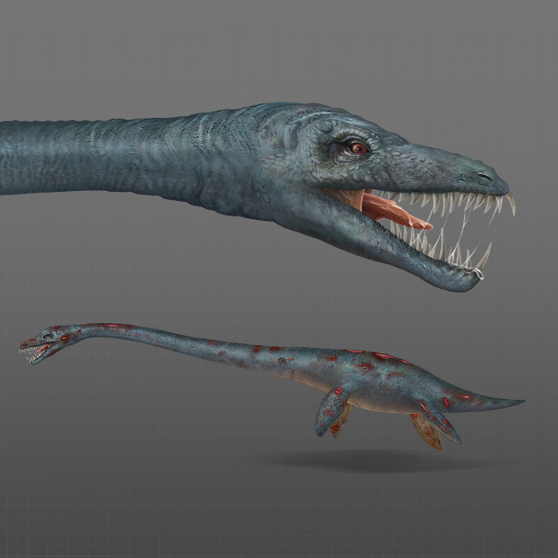 ArtStation - Elasmosaurus