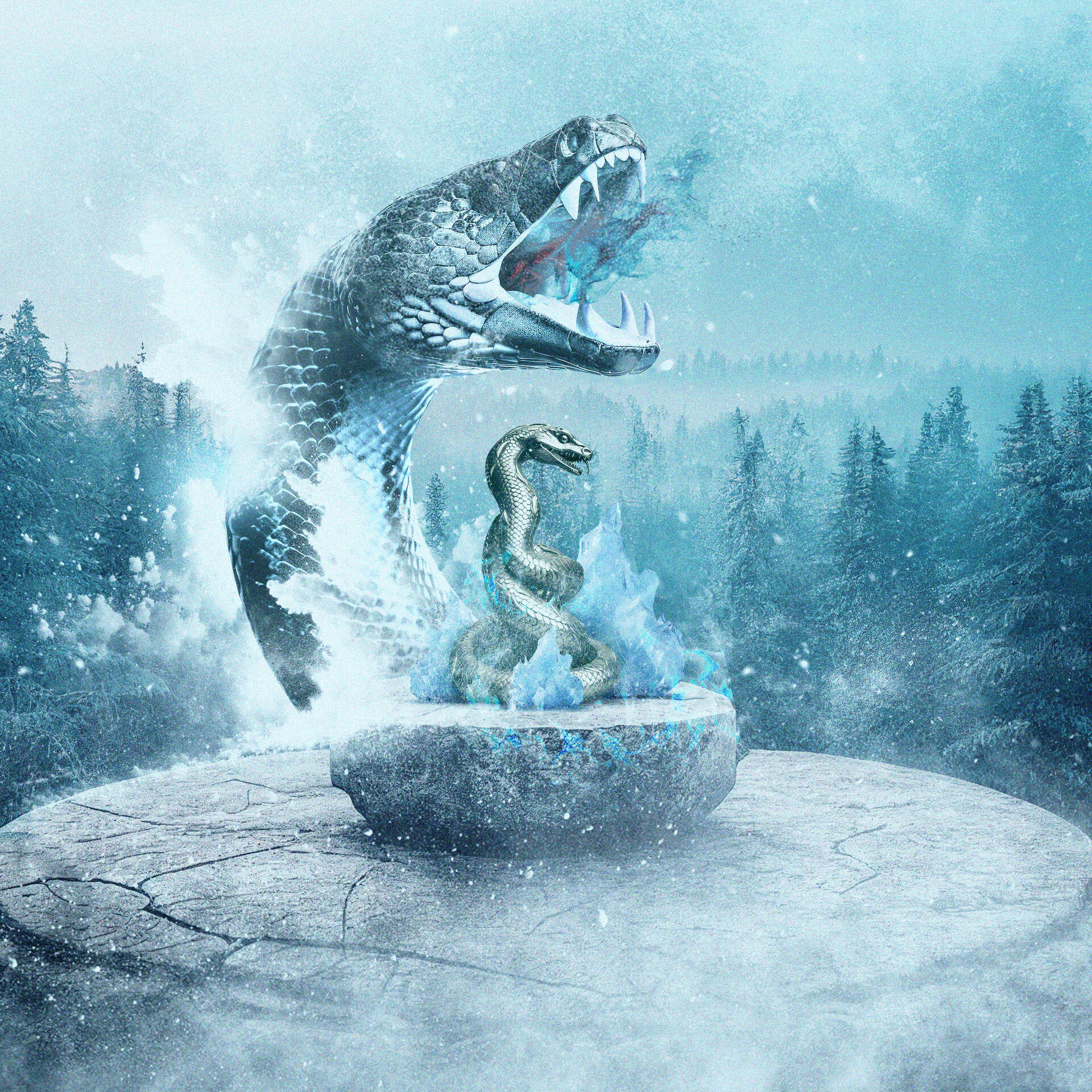 ArtStation - The Kingdom of Snow Serpent