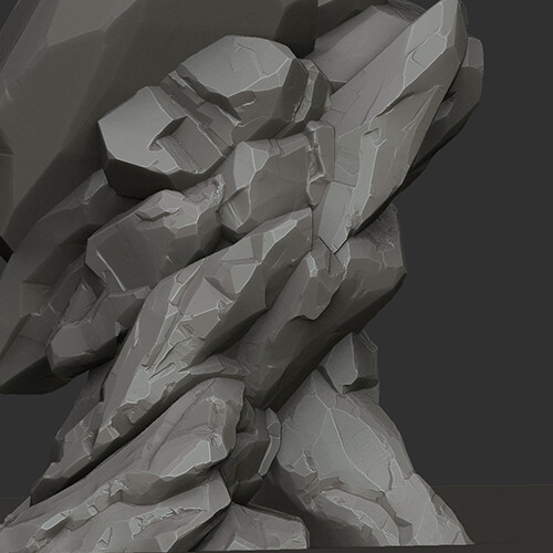ArtStation - Rock Sculpt Practice