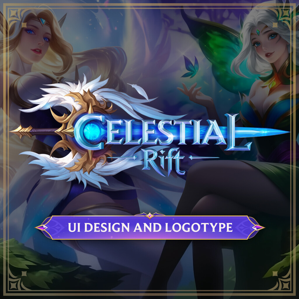 ArtStation - UI DESIGN & LOGOTYPE [Celestial Rift]