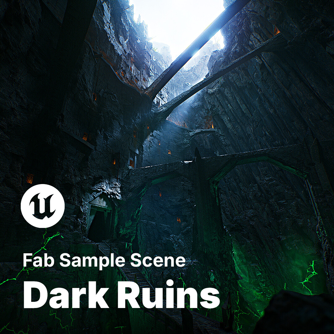 Isac Crafoord - Portfolio - Fab Sample Scene - Dark Ruins