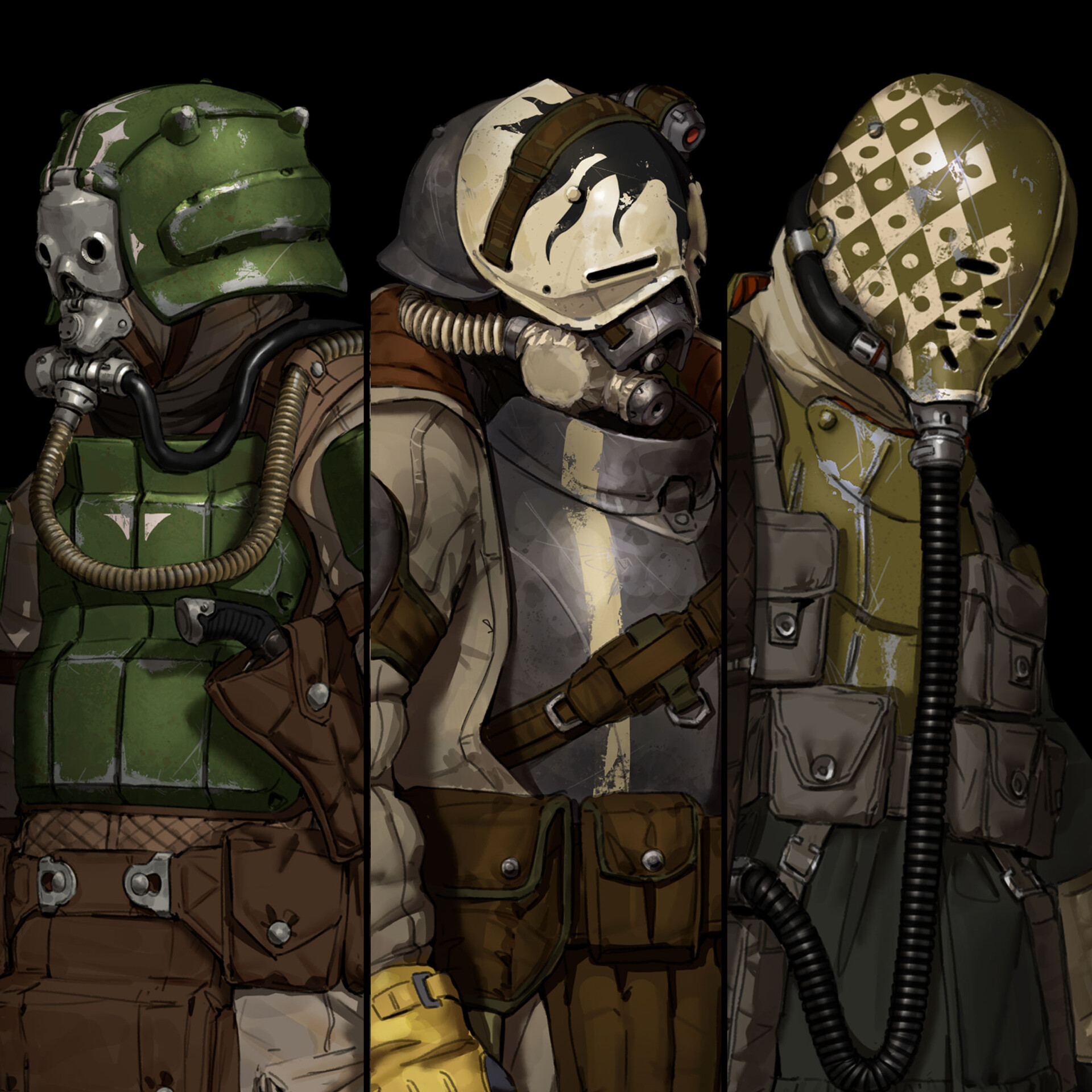 ArtStation - Dieselpunk Soldiers