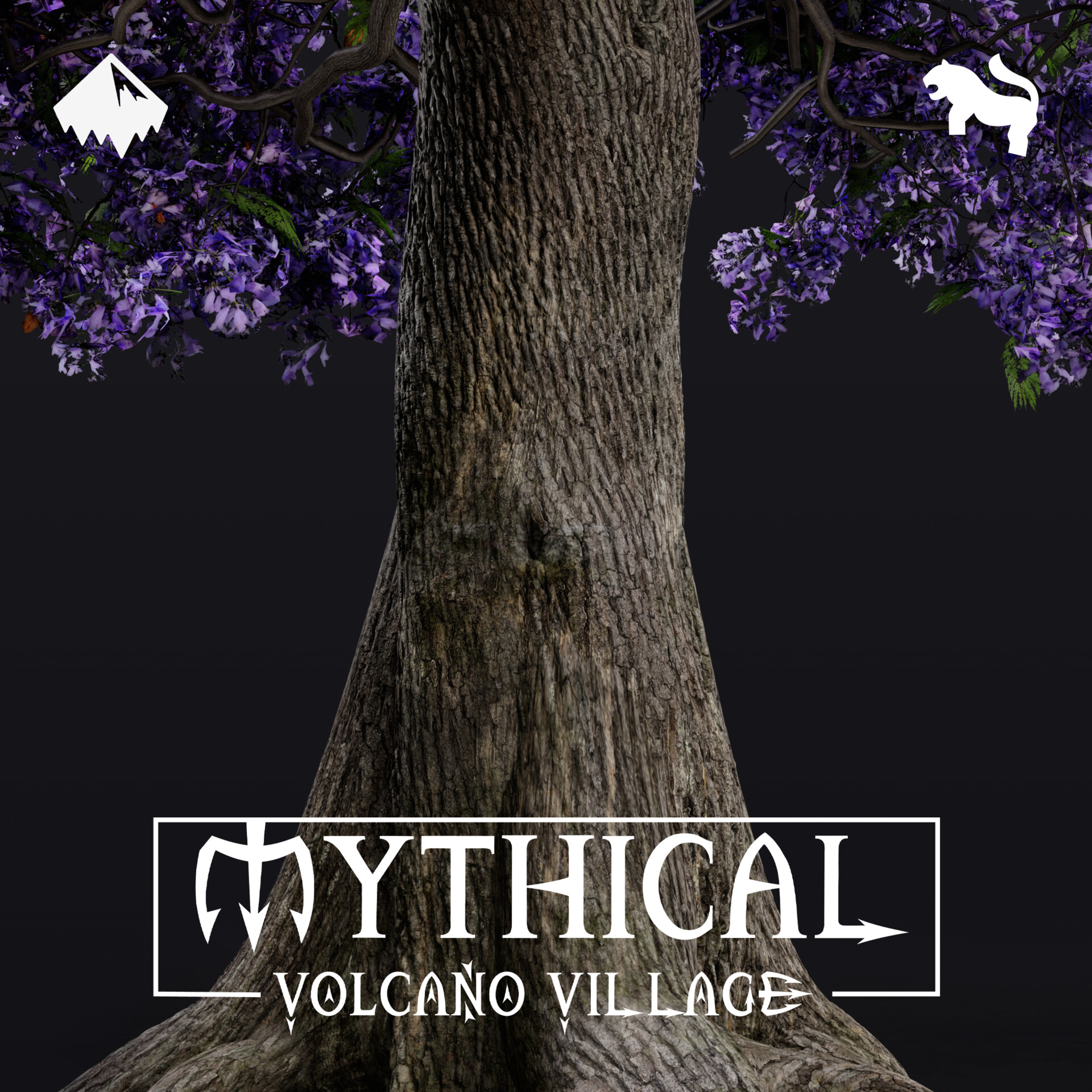 ArtStation - Mythical Volcano Village 2