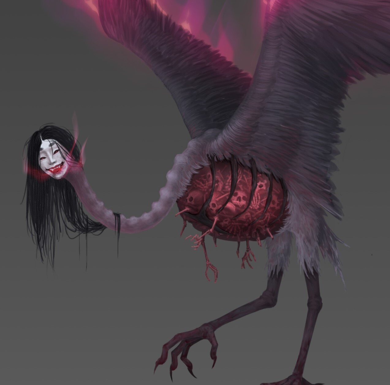 ArtStation - Furaribi: Ghostwire Tokyo Fan Boss design