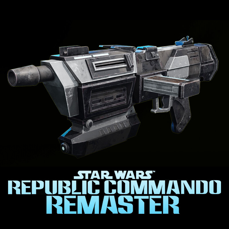 ArtStation - Republic Commando Remaster - DC-17m Blaster